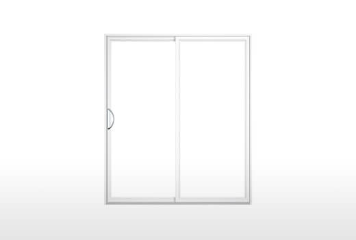 Portes-patio et portes coulissantes, PVC et hybrides (PVC & aluminium)
